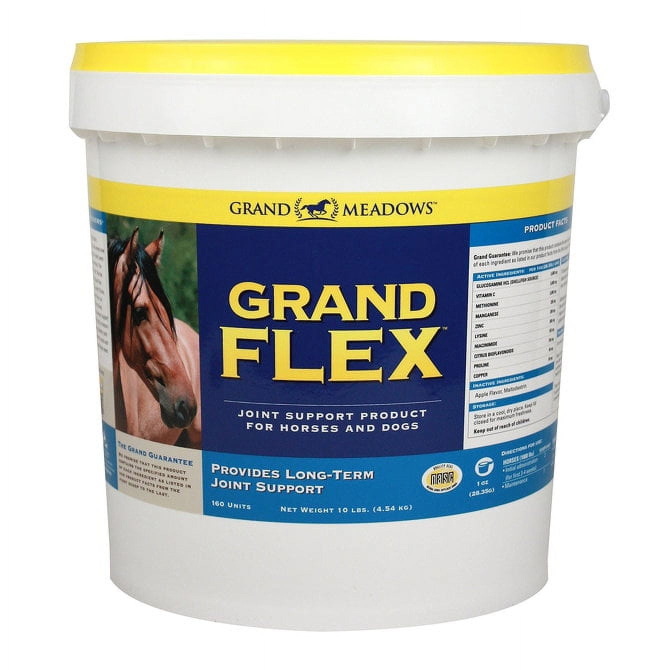 GRAND MEADOWS NUTRITIONAL PROD GRAND MEADOWS GRAND FLEX 10 LB FLEX10 ...