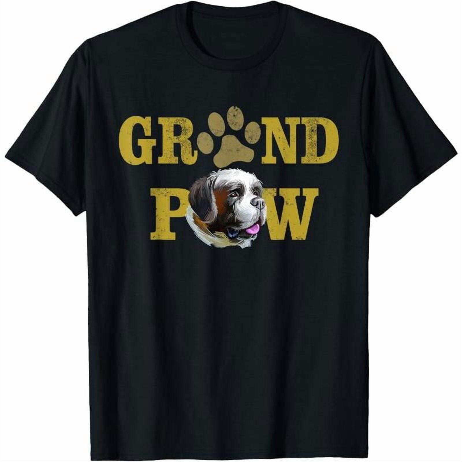 GRAND POW Text & St. Bernard Art – A Stylish Nod to Canine - Themed ...