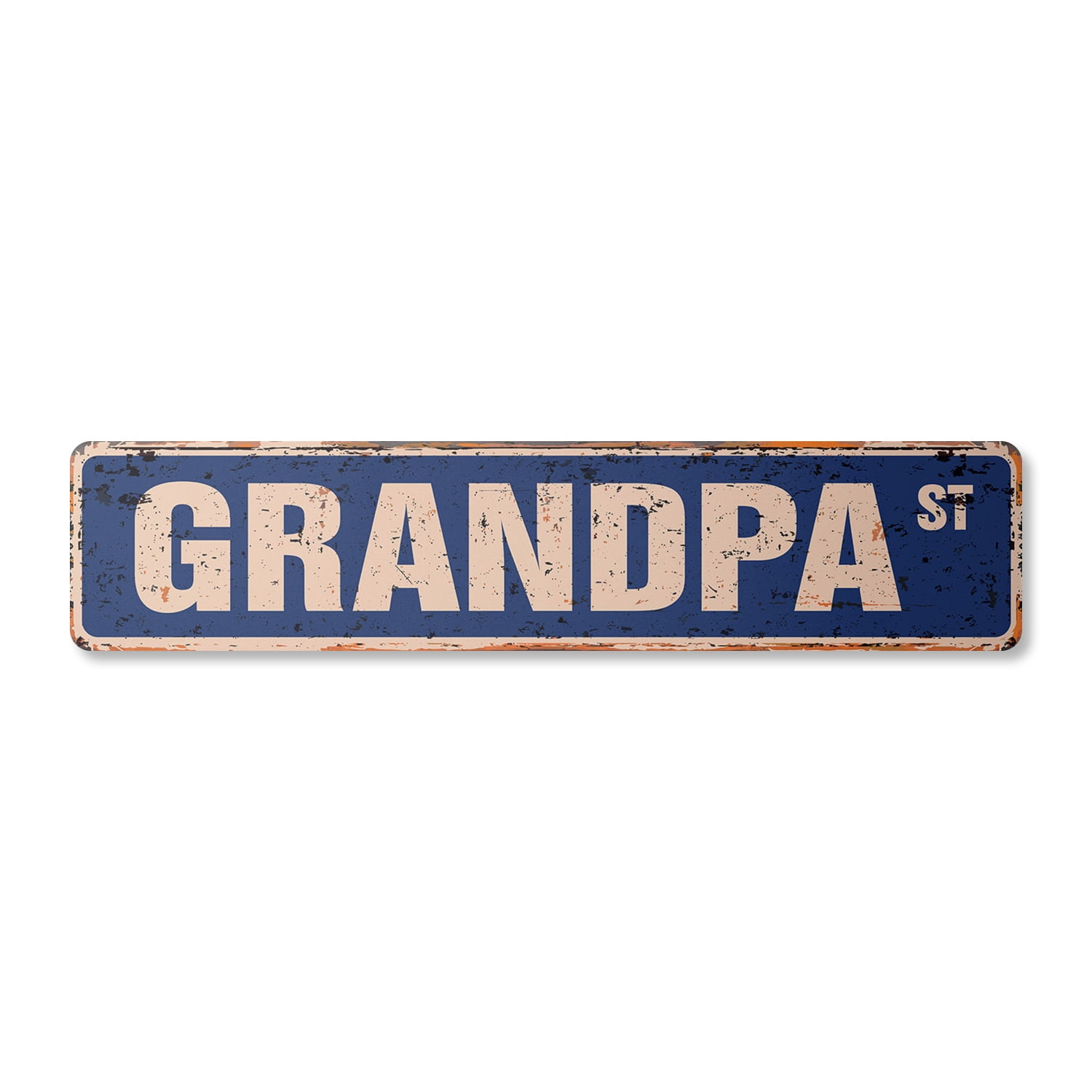 GRANDPA Vintage Plastic Street Sign grandad pop pa poppa granpop ...