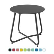 Grand Patio Metal Furniture: 2-Tier Weather-Resistant Steel Side Table ...