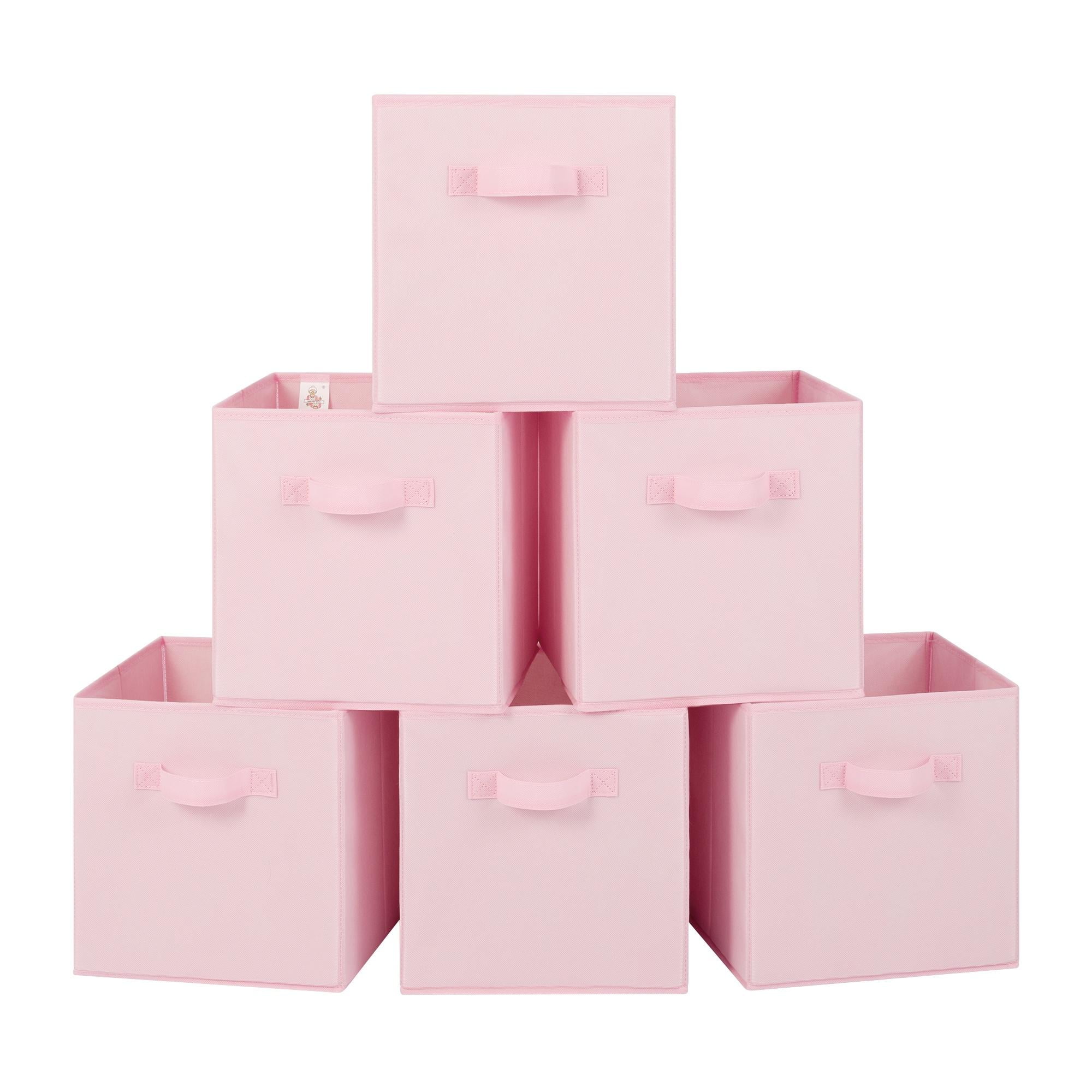 GRANNY SAYS 6-Pack Fabric Storage Cubes Bins with Handles, 11 Inch ...