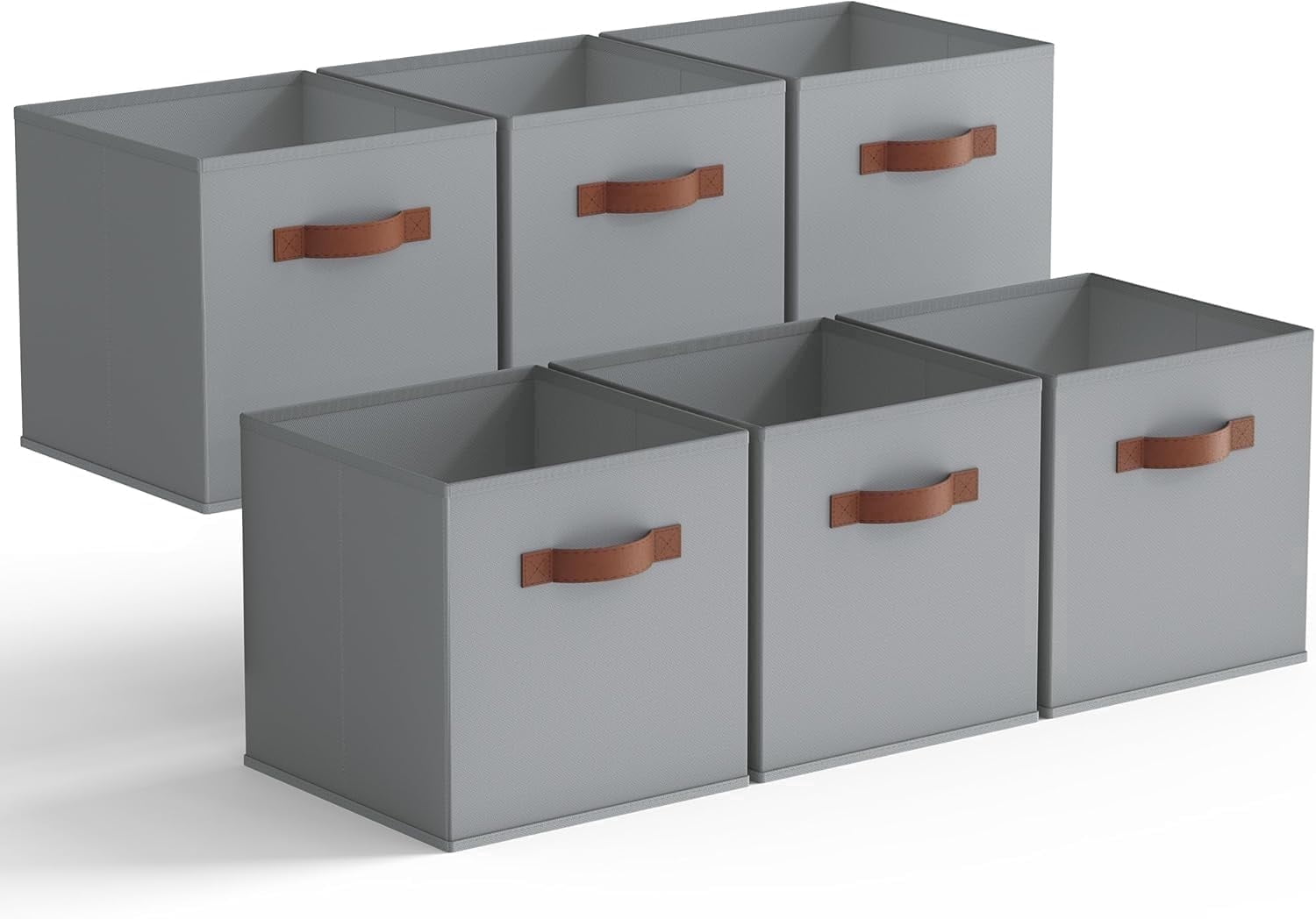 GRANNY SAYS Cube Storage Bins, 11 Inch Foldable Fabric Storage Baskets ...