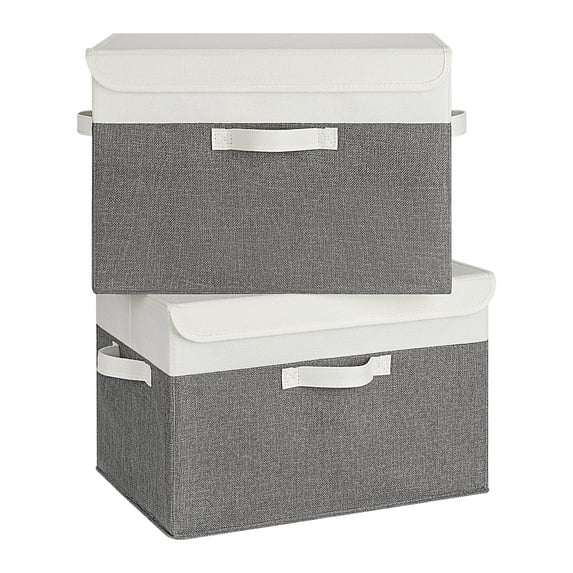 GRANNY SAYS Large Storage Bins with Lids, Collapsible Storage Box ...