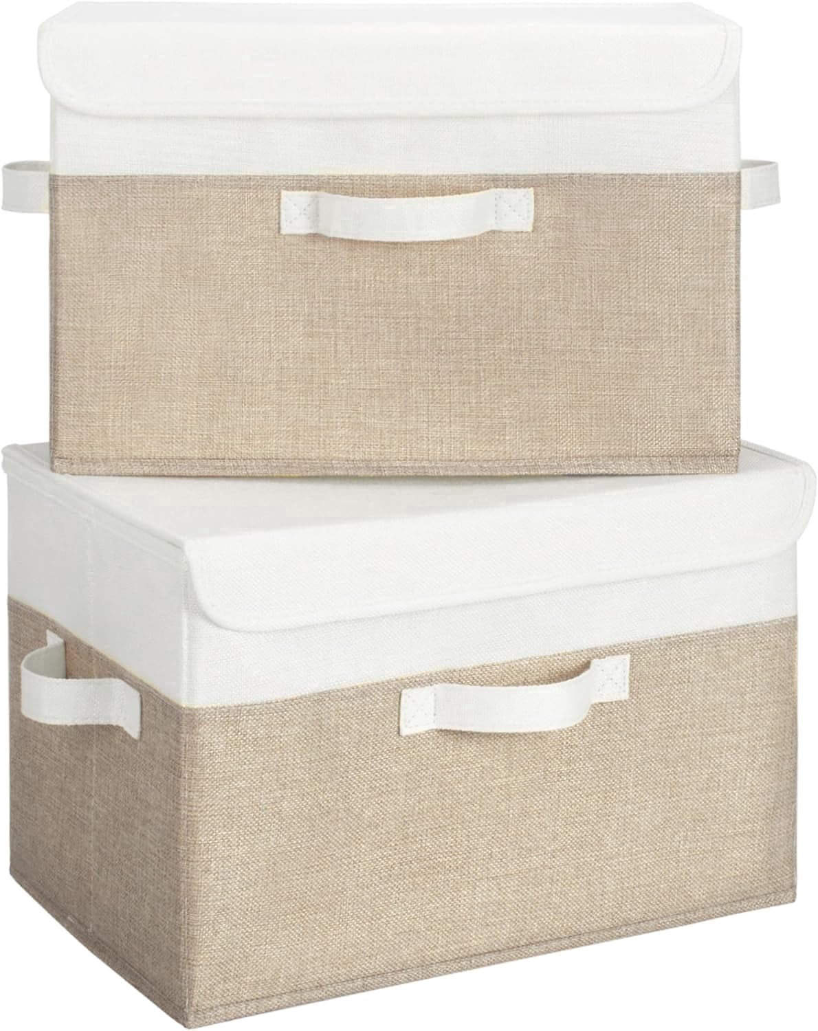 GRANNY SAYS Storage Bins with Lids, Fabric Storage Boxes, Collapsible ...