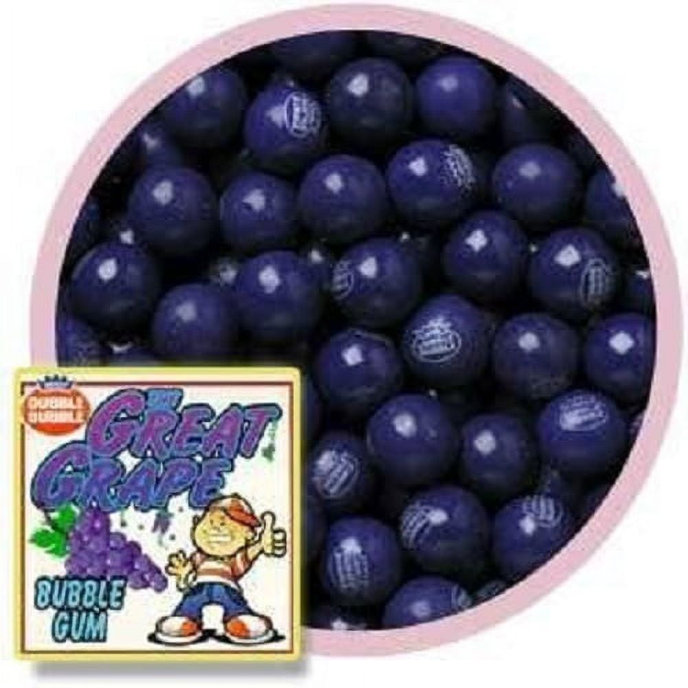 3lbs Dubble Bubble Grape Gumballs - Bulk Size for Home or Office ...