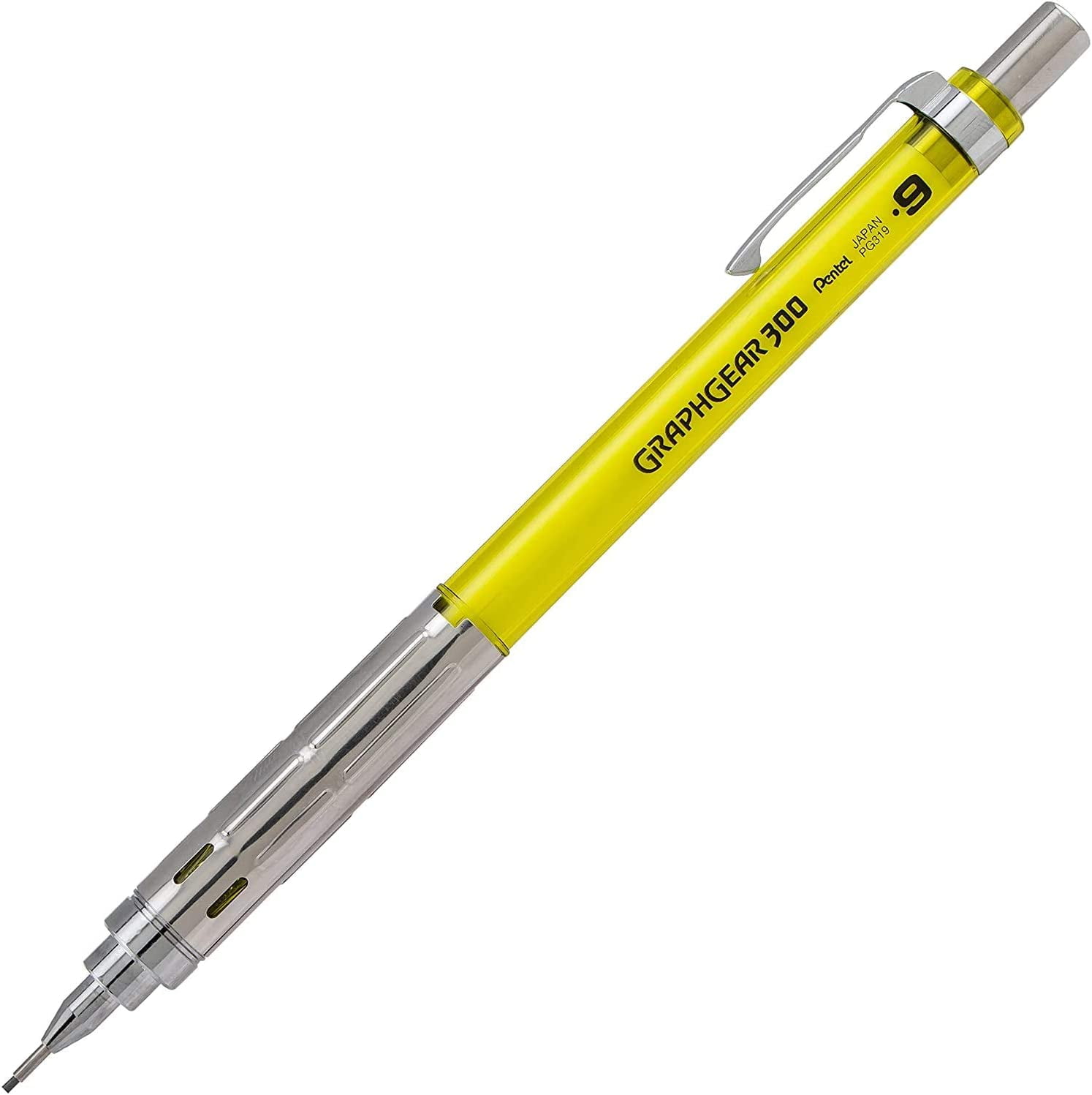 GRAPHGEAR 300 MECHANICAL PENCIL 0.9MM YELLOW BARREL - Walmart.com