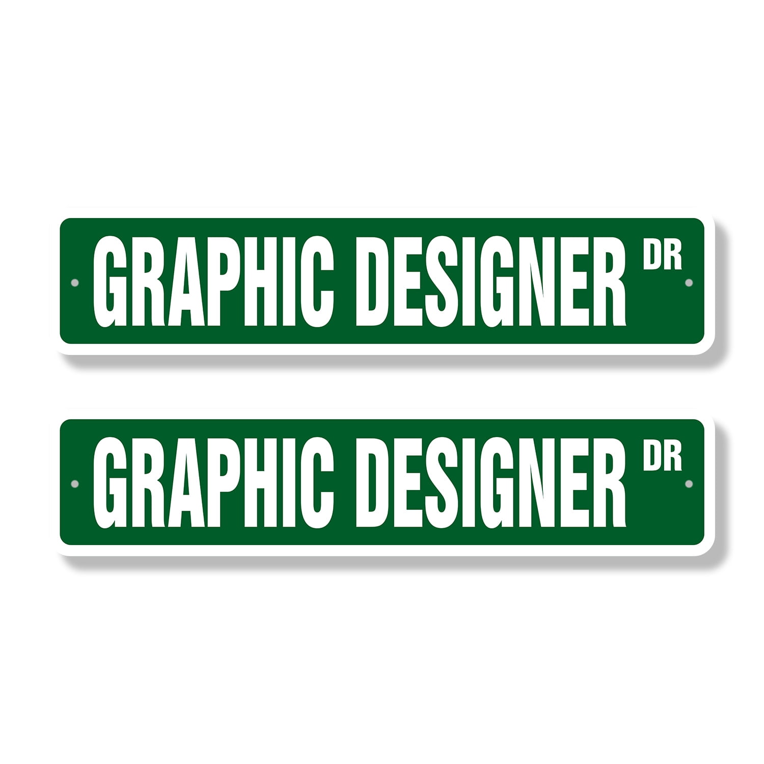 GRAPHIC DESIGNER Classic Street Sign (2 Pack) web design artist logo ...