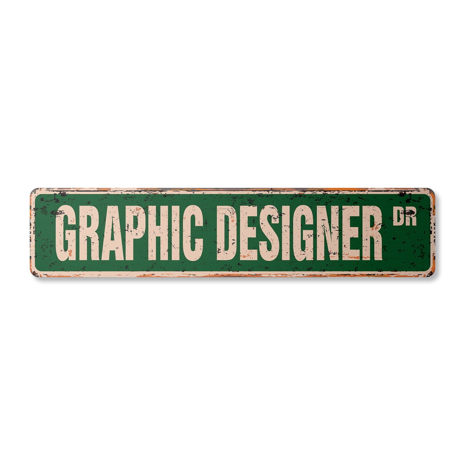 GRAPHIC Designer Vintage Aluminum Street Sign web deMetal Sign artist ...