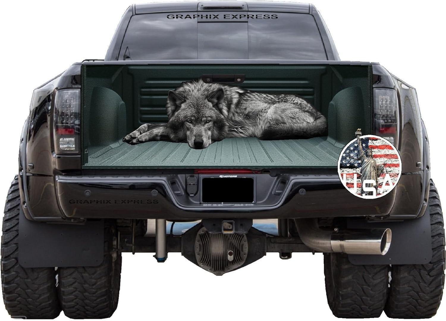 GRAPHIX EXPRESS Truck Tailgate Wrap for Pickup Trucks Tailgate Decal ...