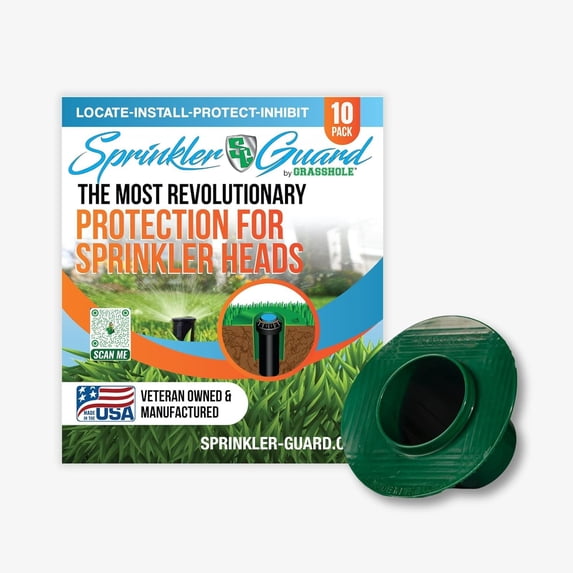 GRASSHOLE, Sprinkler Head Protection Donut, 10 Pack, Green - Walmart.com