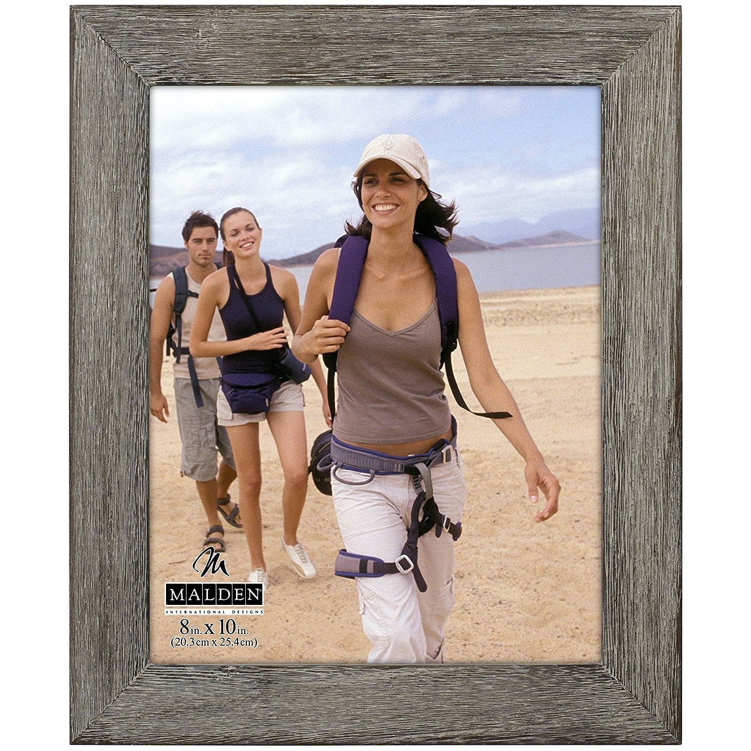 GRAY-WASH WIDE LINEAR Wood 8x10 frame by Malden - 8x10 - Walmart.com