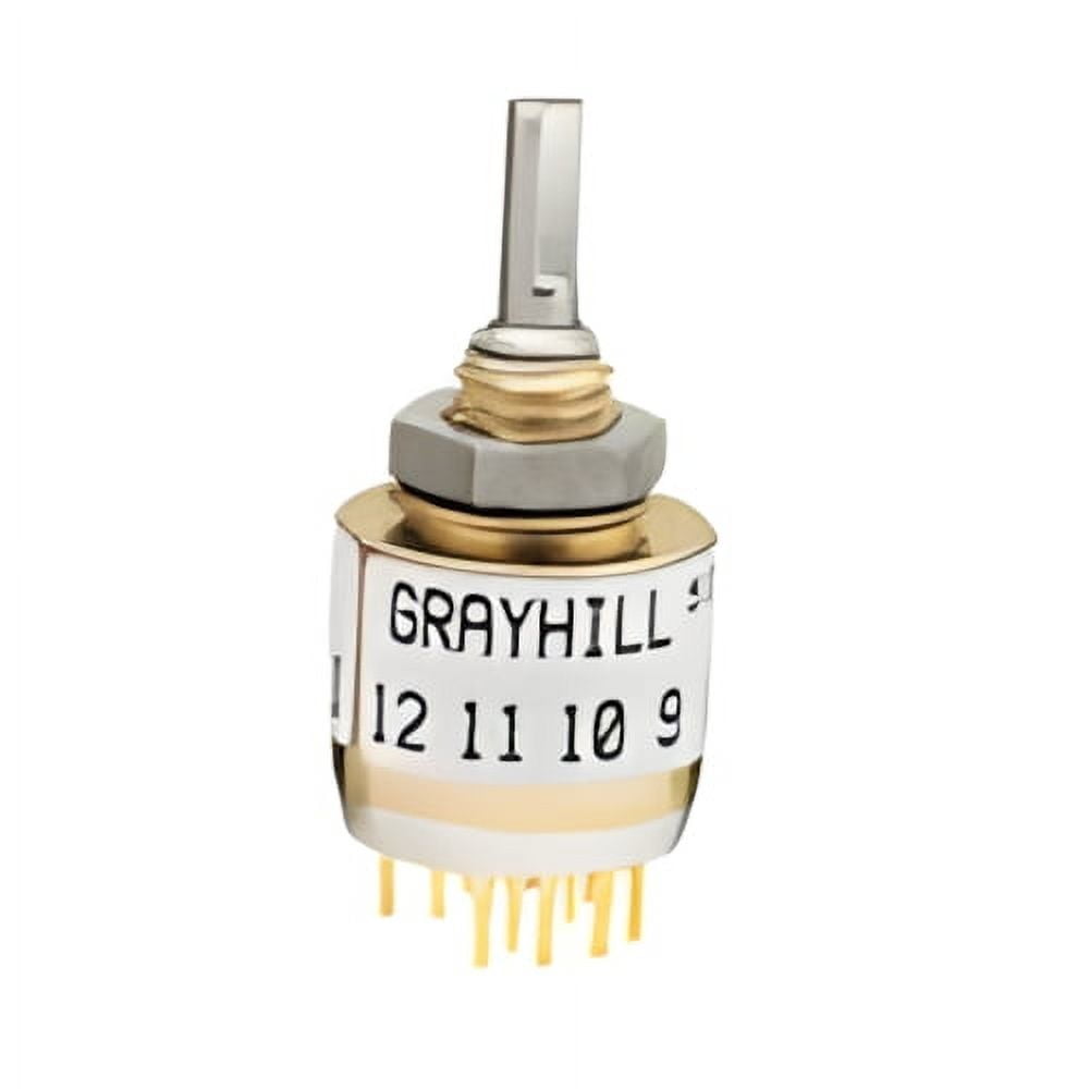 GRAYHILL 513375-12-C, Encoders Encoder, PC mount, 30°, 1 deck, 1 pole ...