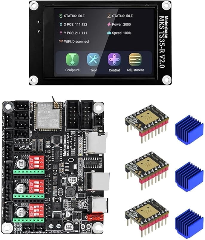 GRBL Shield Laser Control Card MKS DLC32 V2.1 TS35 LCD CNC Upgrade ...