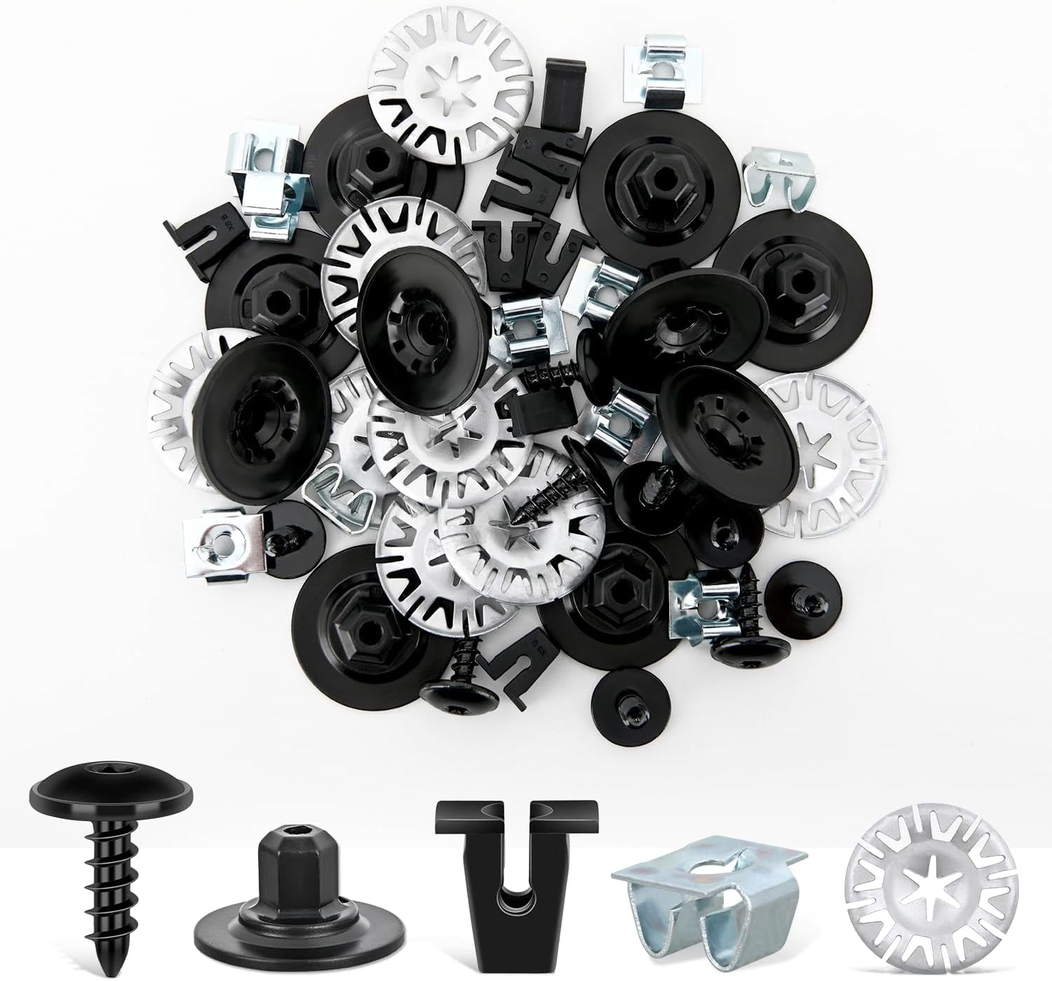 GRC-70 35PCS Engine Under Cover Splash Shield Guard Body Bolts Bumper ...