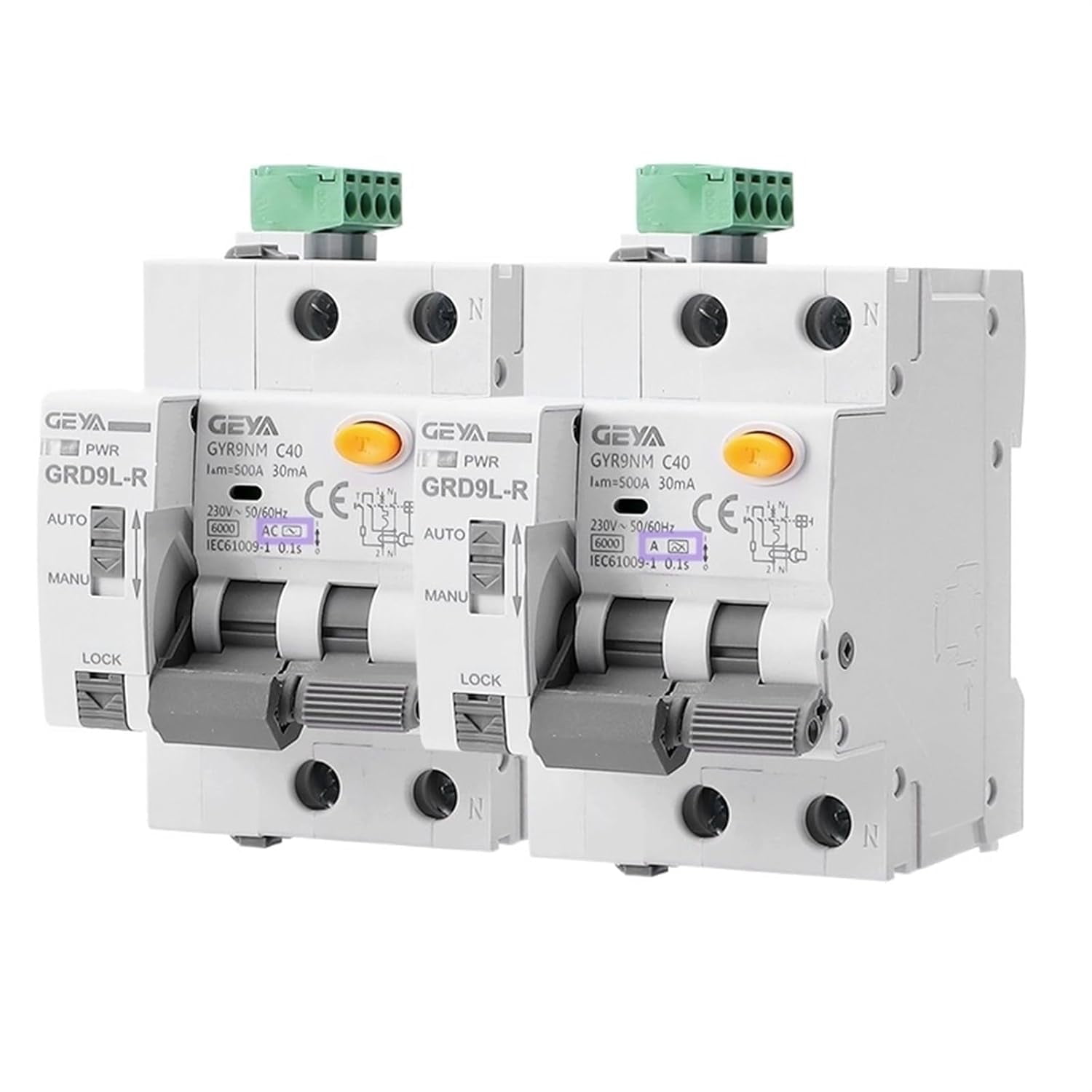 GRD9L+Automatic Self-Reclosing Device Differential Circuit Breaker with Overcurrent Protection ...