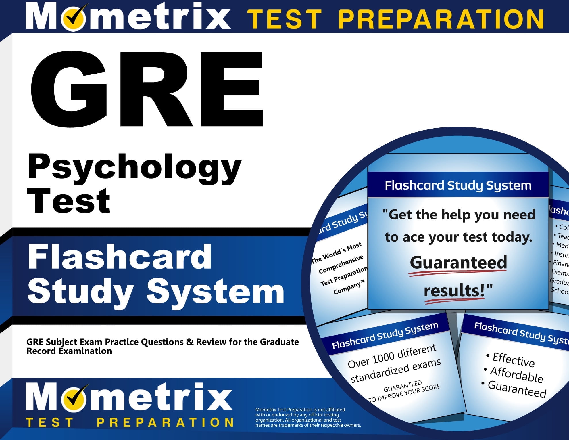 GRE Psychology Test Flashcard Study System: GRE Subject Exam Practice ...