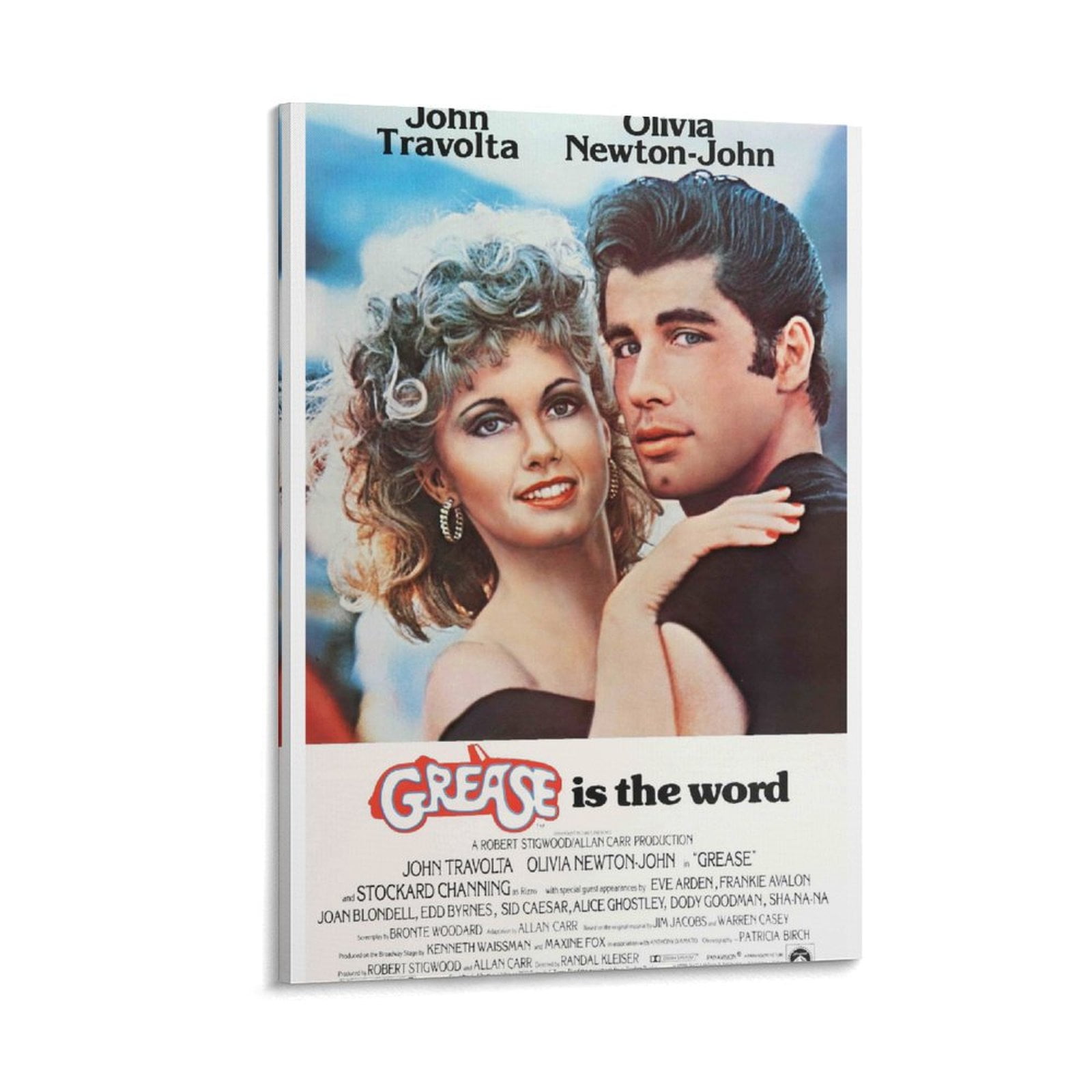 GREASE Movie Poster Painting On Canvas Wall Art Poster Scroll Picture ...
