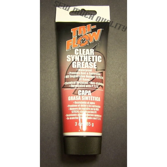GREASE Tri-Flow 3oz. Tube Clear Synthetic Lubricant Sewing Machine ...