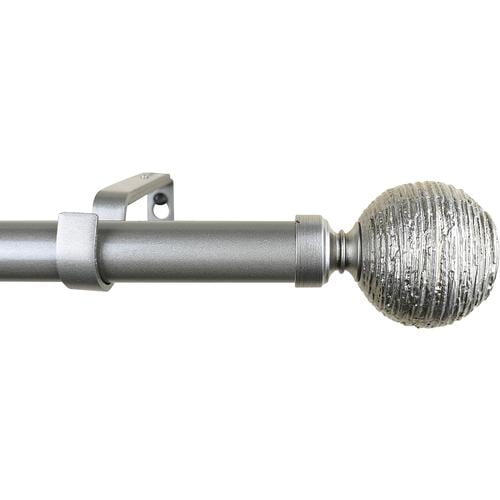 GREAT Diameter Favo Adjustable Single Drapery Curtain Rod, 84-Inch To ...