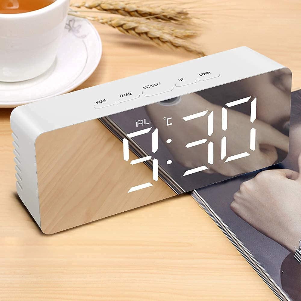 GREAT ENTERPRISE Digital Alarm Clock LED Display Clock Best Makeup ...