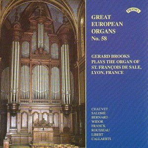 Pre-Owned GREAT EUROPEAN ORGANS NO 58 ST FRANCOIS - Walmart.com