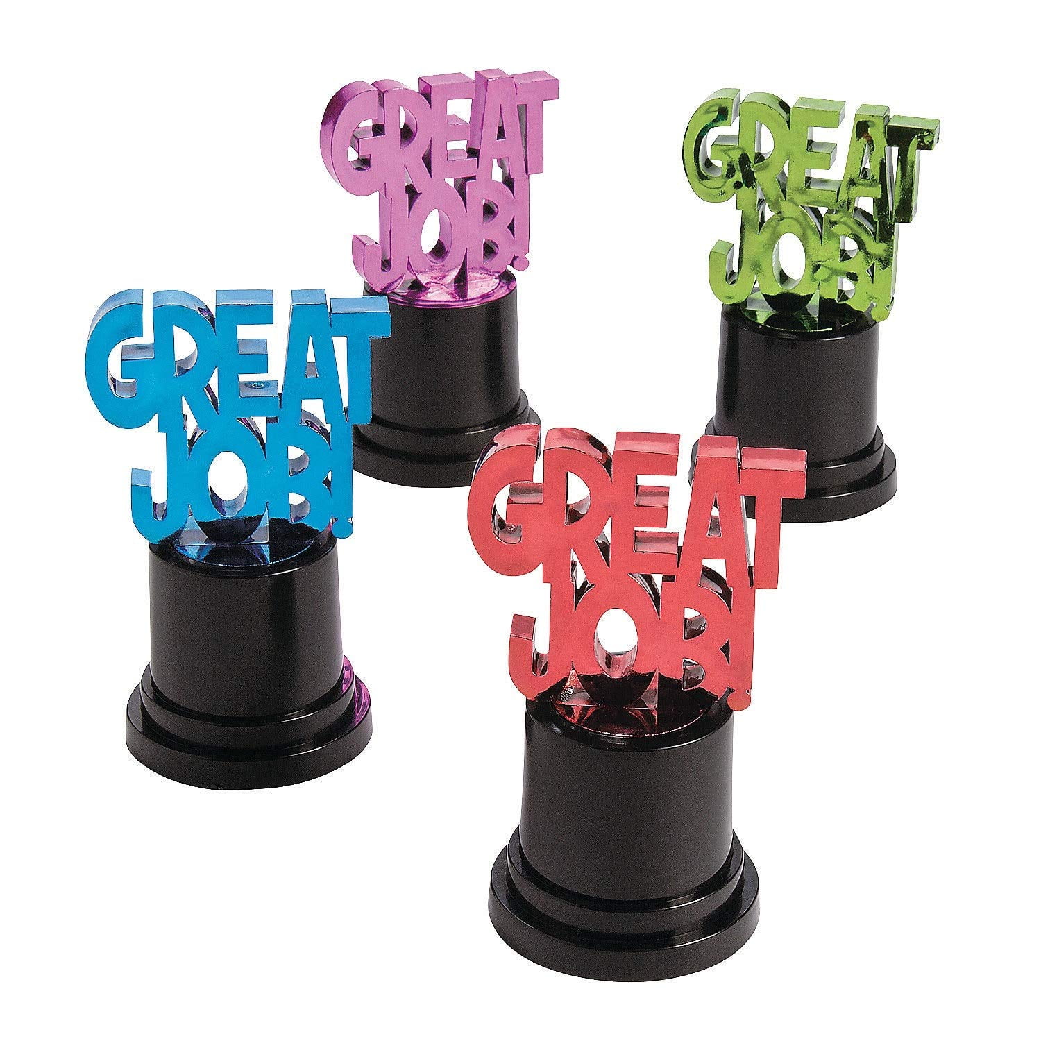 GREAT JOB AWARD TROPHIES (1 DOZEN) - BULK - Walmart.com