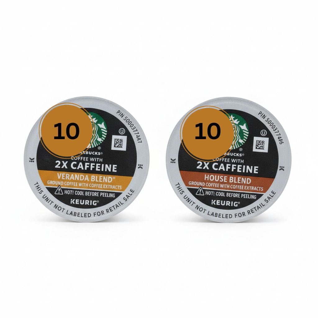 GREAT KUP MIX Starbucks 2X CAFFEINE VARIETY PACK - Walmart.com