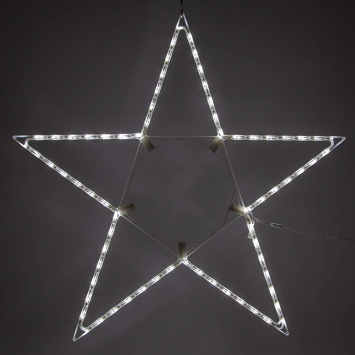 GREAT Lighted Cool White Christmas Star Outdoor Star Light, LED ...