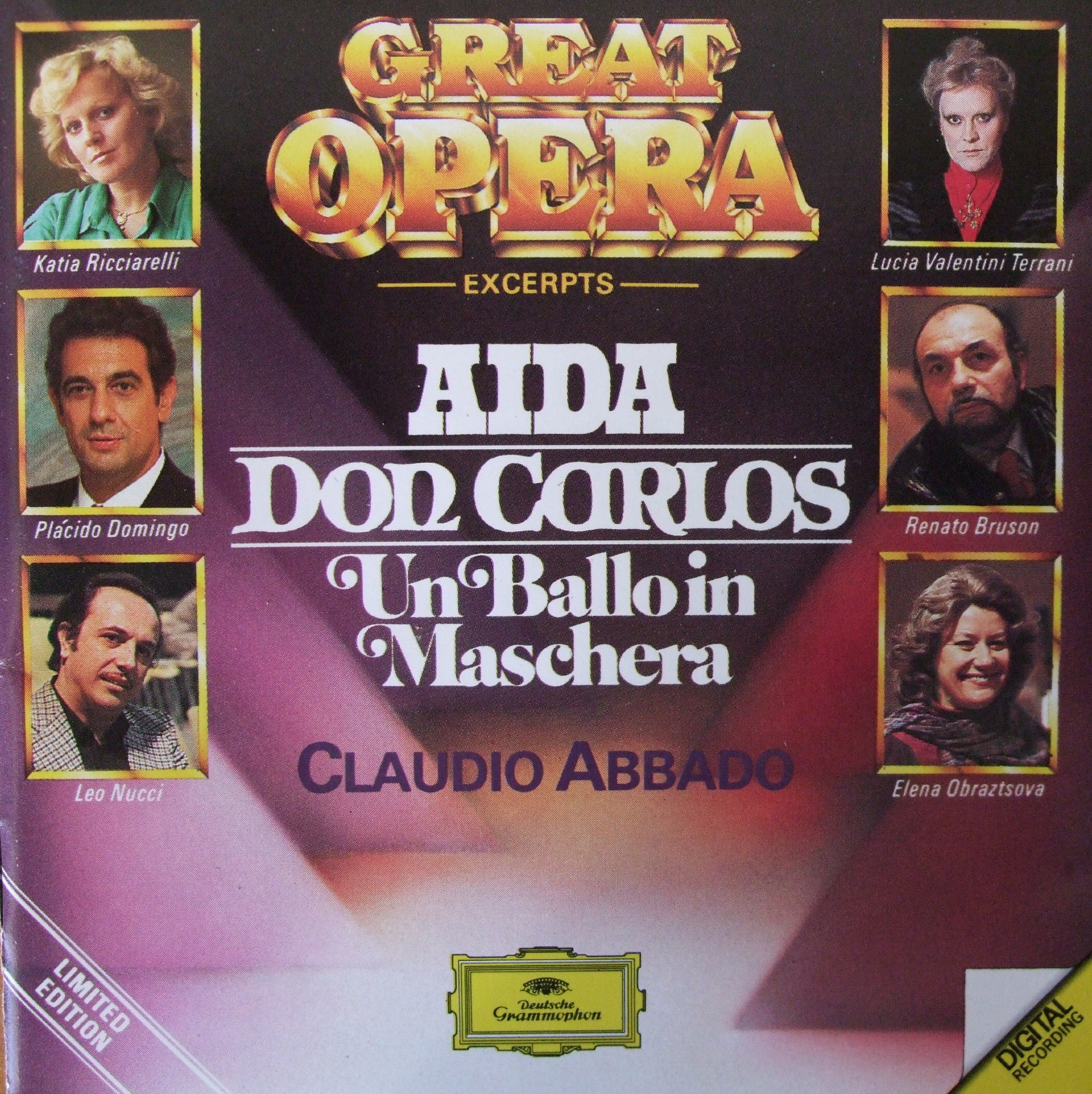 GREAT OPERA EXCERPTS-AIDA/DON CARLOS:CLAUDIO ABBAD - Walmart.com
