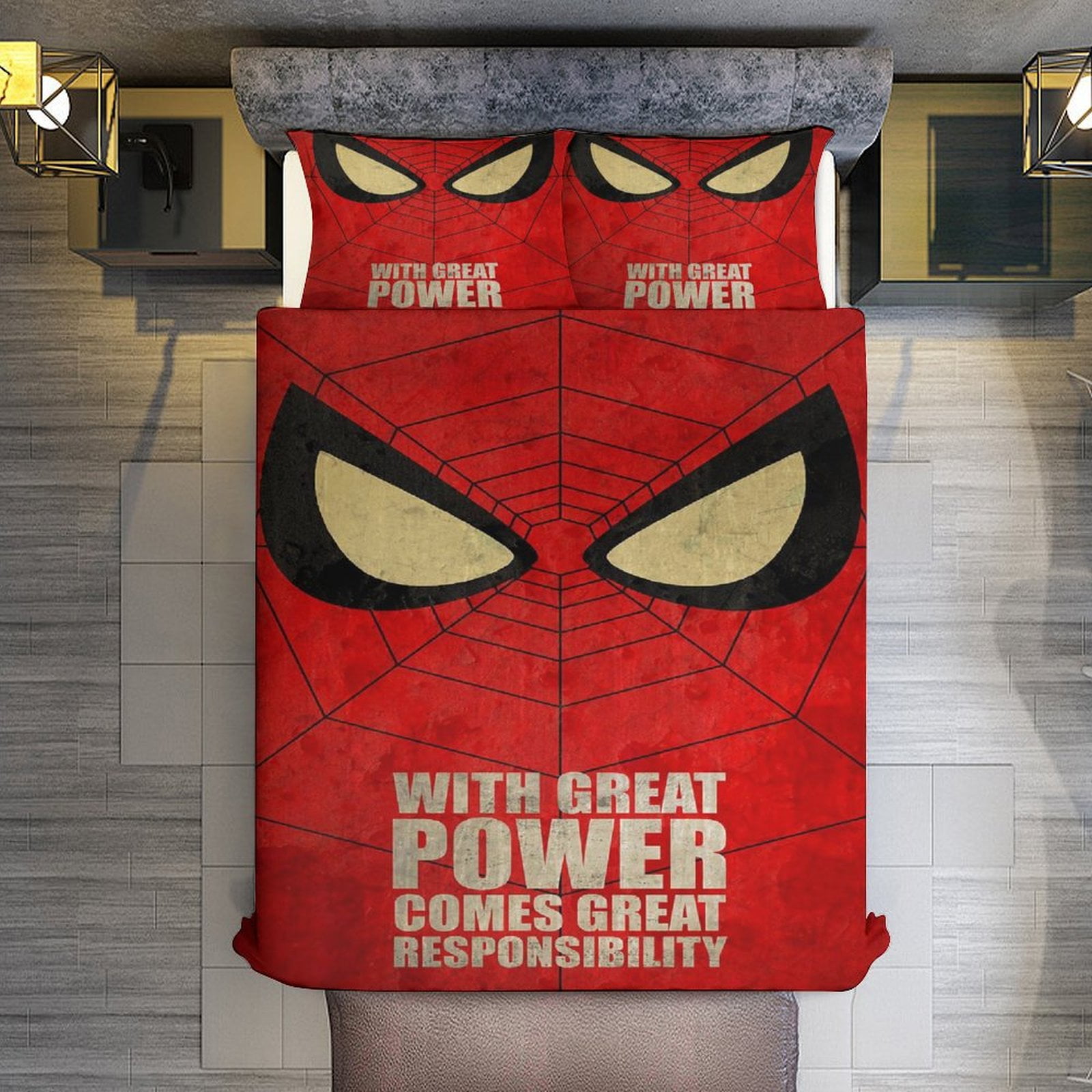 WITH GREAT POWER COMES GREAT RESPONSIBILITY PETER PARKER & SPIDER MAN ...