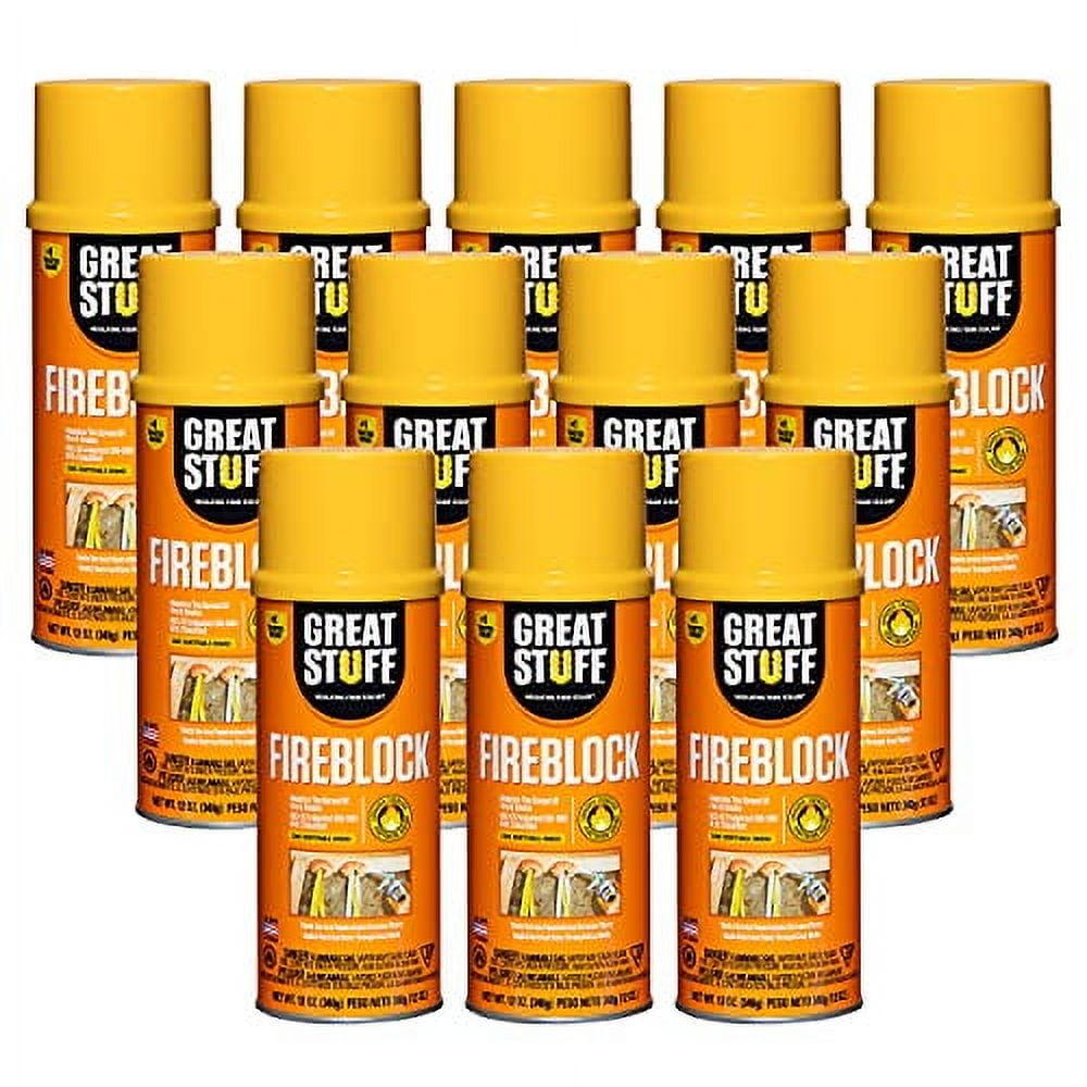GREAT STUFF Fireblock Gap Filler | Insulating Foam Sealant, 12 oz ...