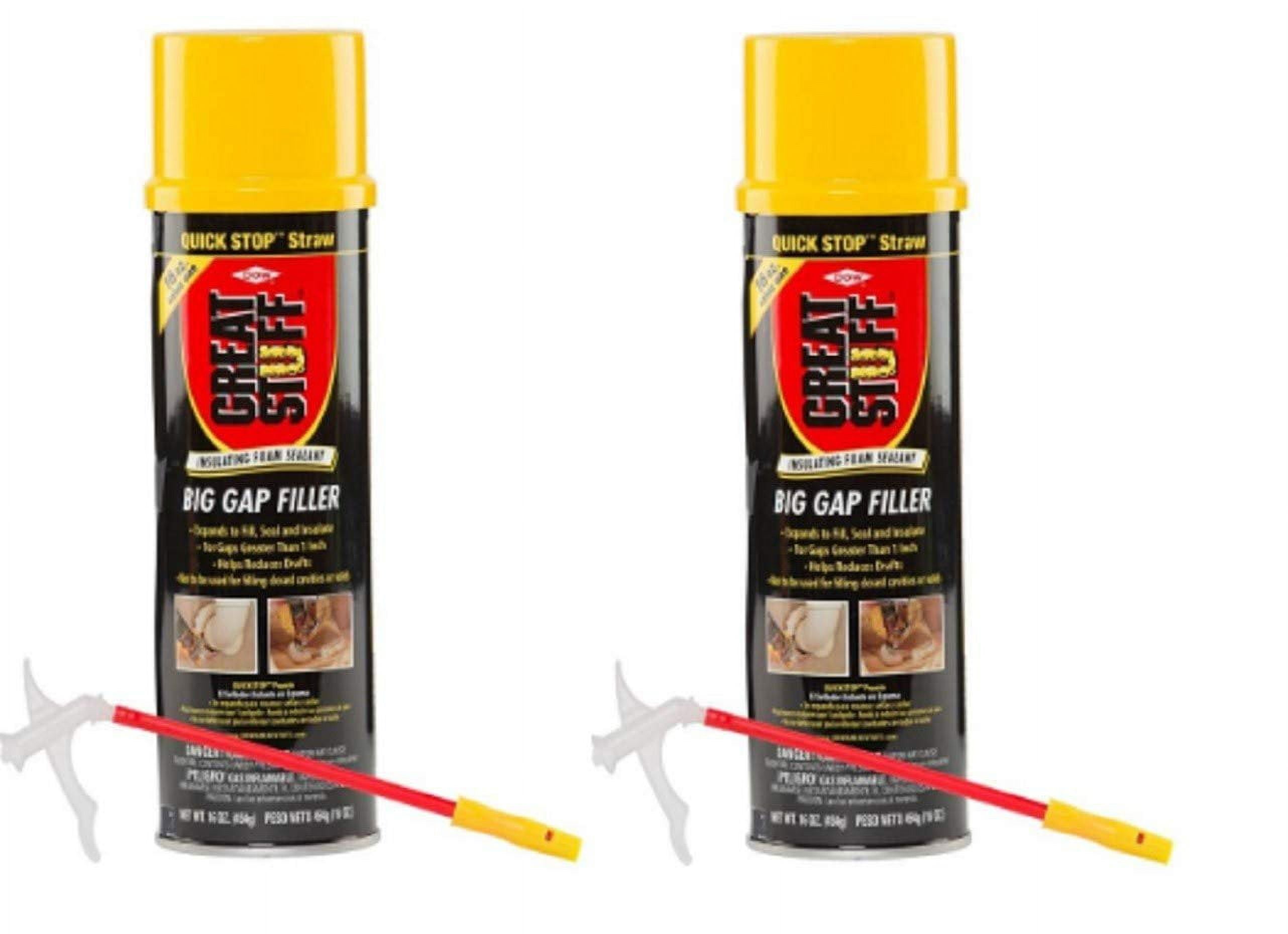 GREAT STUFF Insulating Foam Sealant, Big Gap Filler, Quick Stop Straw ...