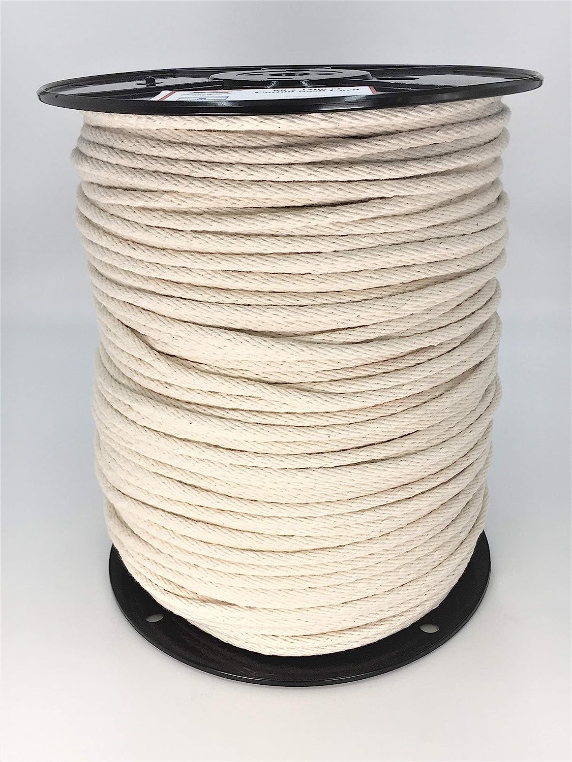 GREAT WHITE Sash Cord (#8) 1/4" x 1,200' Spool Cotton Sash Cord, Window ...