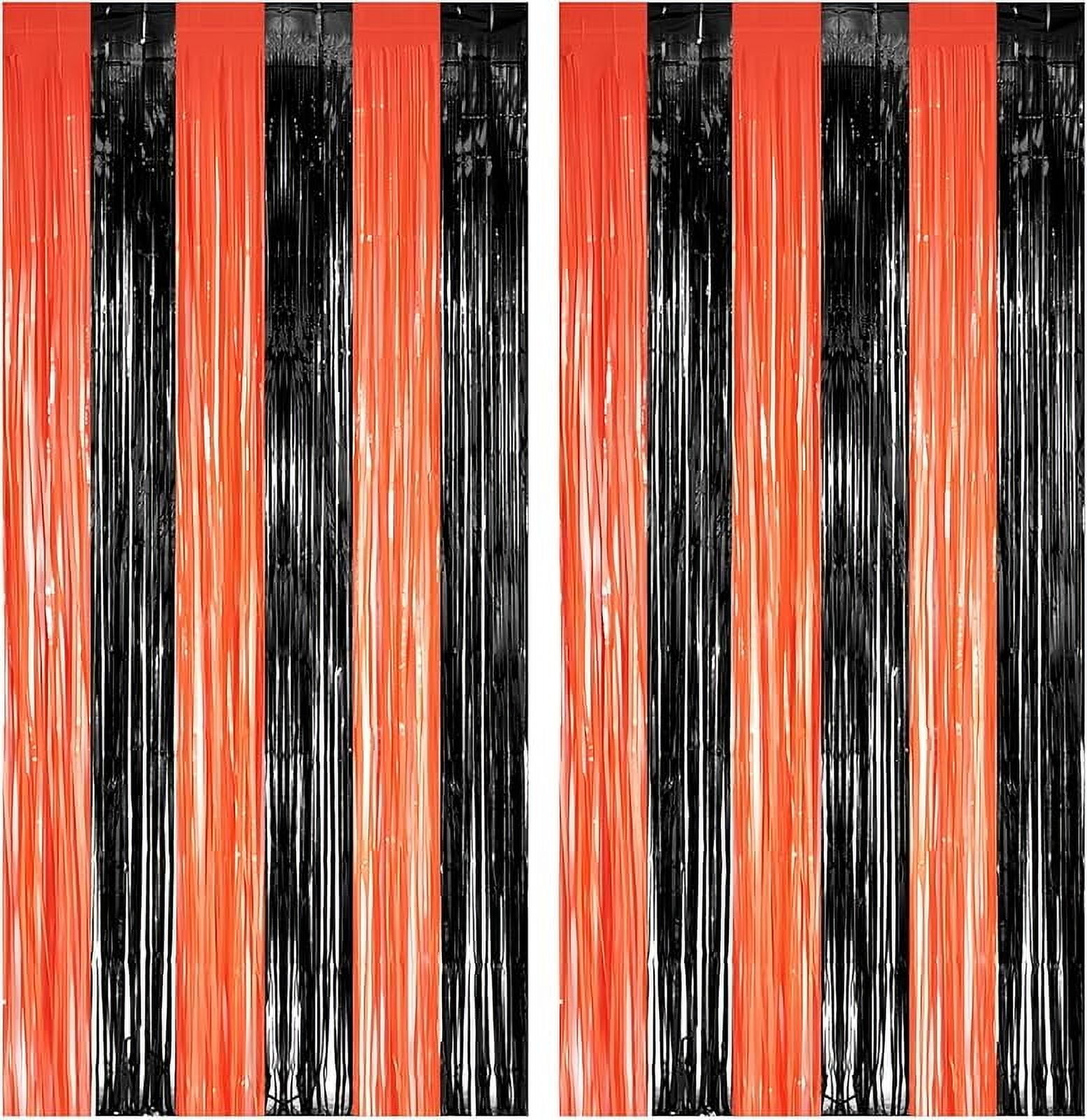 GREATRIL Iridescent Party Streamers Backdrop Neon Transparent ...