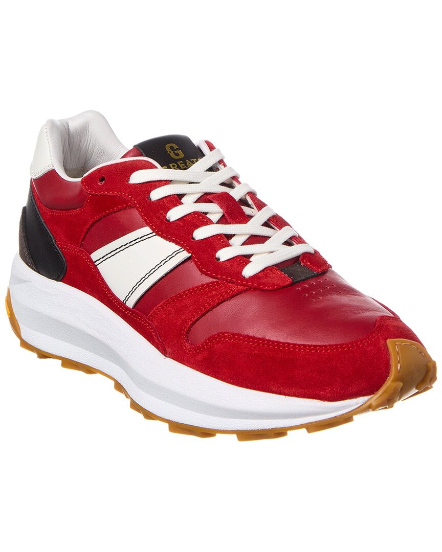GREATS BRC Runner Leather Sneaker, 11.5, Red - Walmart.com