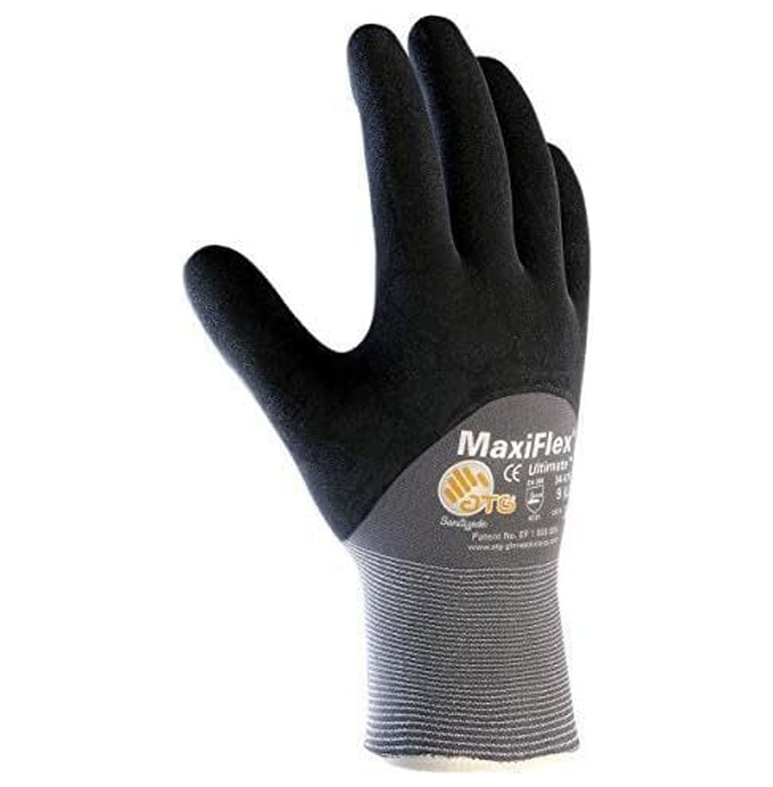 GREATYUUO 34-875/L Seamless Knit Nylon/Lycra Glove with Nitrile Coated ...