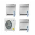 GREE Multi+ Ultra Series 24,000 BTU 3-Zone Mini Floor Console 12K+12K ...