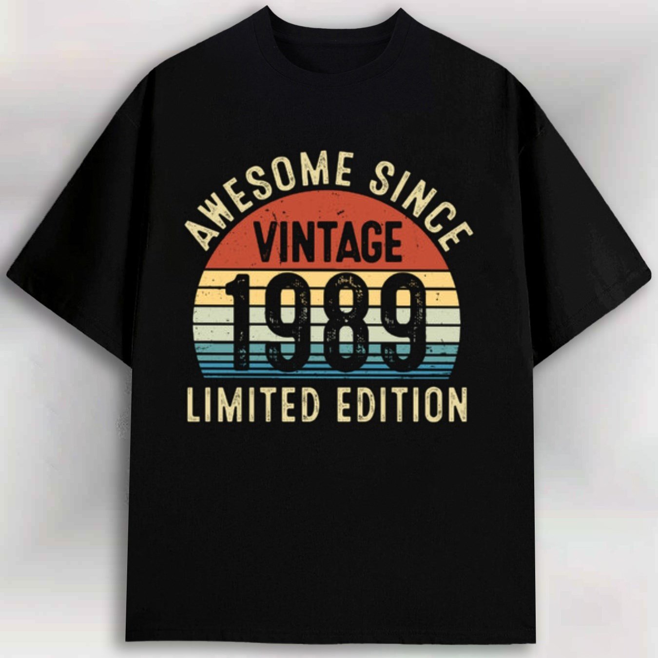 GREE NINK Men'S Vintage 1989 Limited Edition Retro T-Shirt - 100% ...