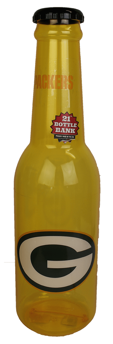 GREEN BAY PACKERS BOTTLE BANK 21" - Walmart.com