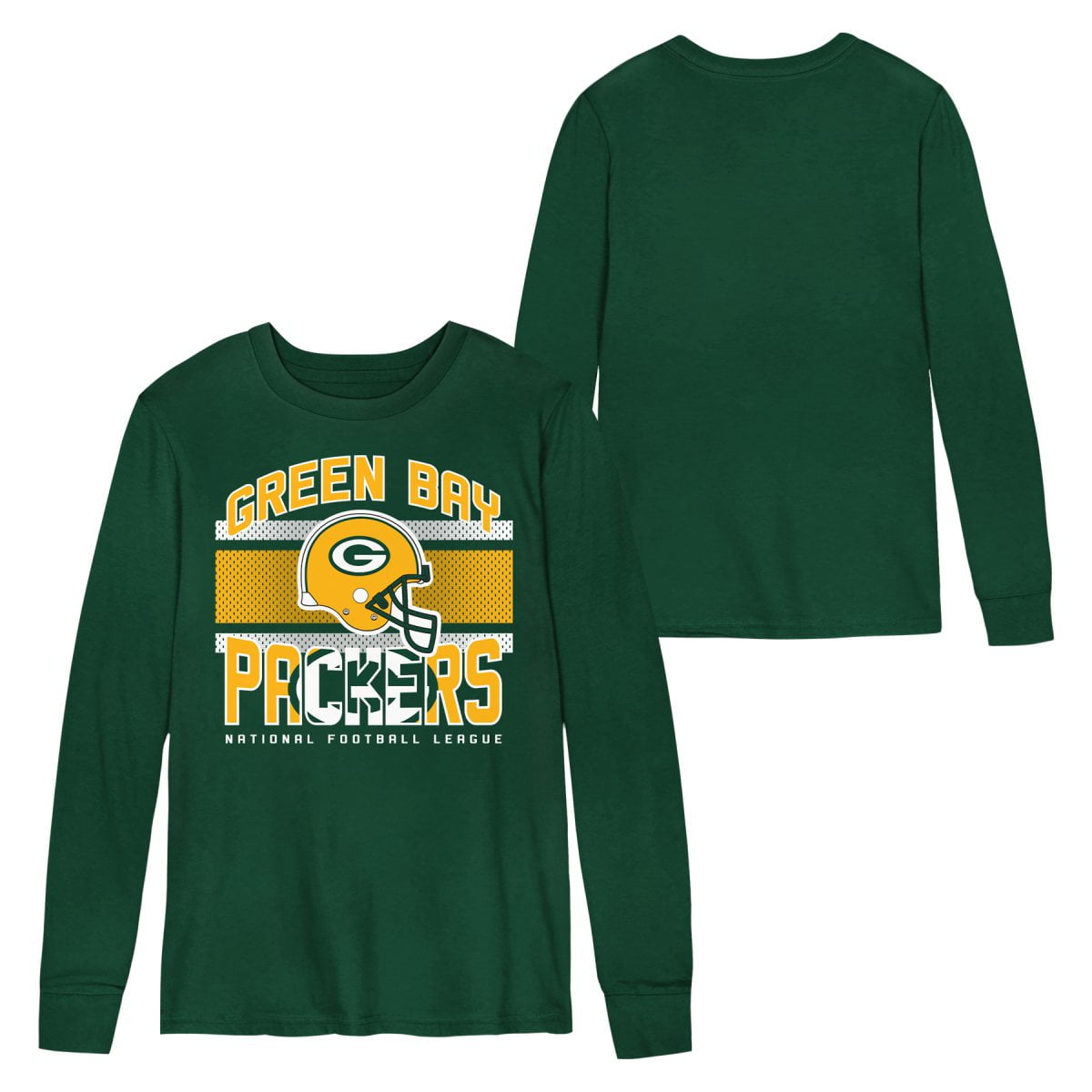 GREEN BAY PACKERS Boys Primry Color Long Sleeve City Helmet - Walmart.com