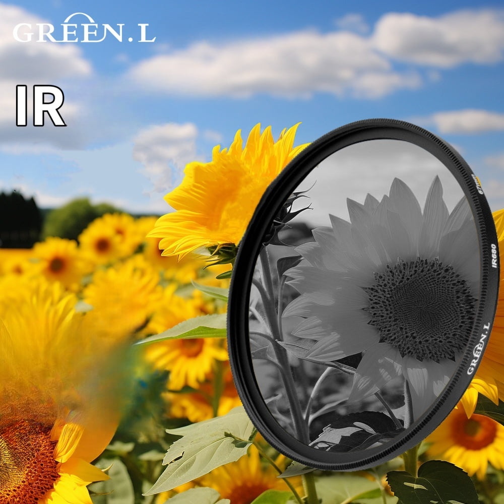 GREEN.L IR 40.5mm 680+720+760+850 X-Ray GLASS Infrared X-Ray Filter set ...