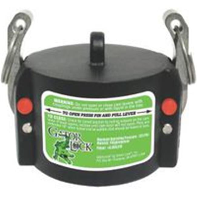 GREEN LEAF GLP 200 CAP Cam Lever Coupling, 2 in, Male, Polypropylene ...