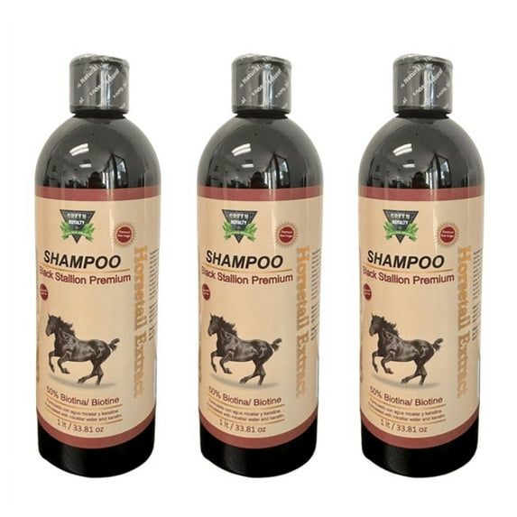 GREEN ROYALTY-Black Stallion Premium Shampoo 1L(33.8oz) 3pk- Salt Free ...