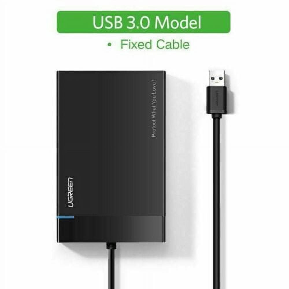 GREEN USB C Hard Drive Enclosure 2.5” External Disk Caddy Reader UASP ...