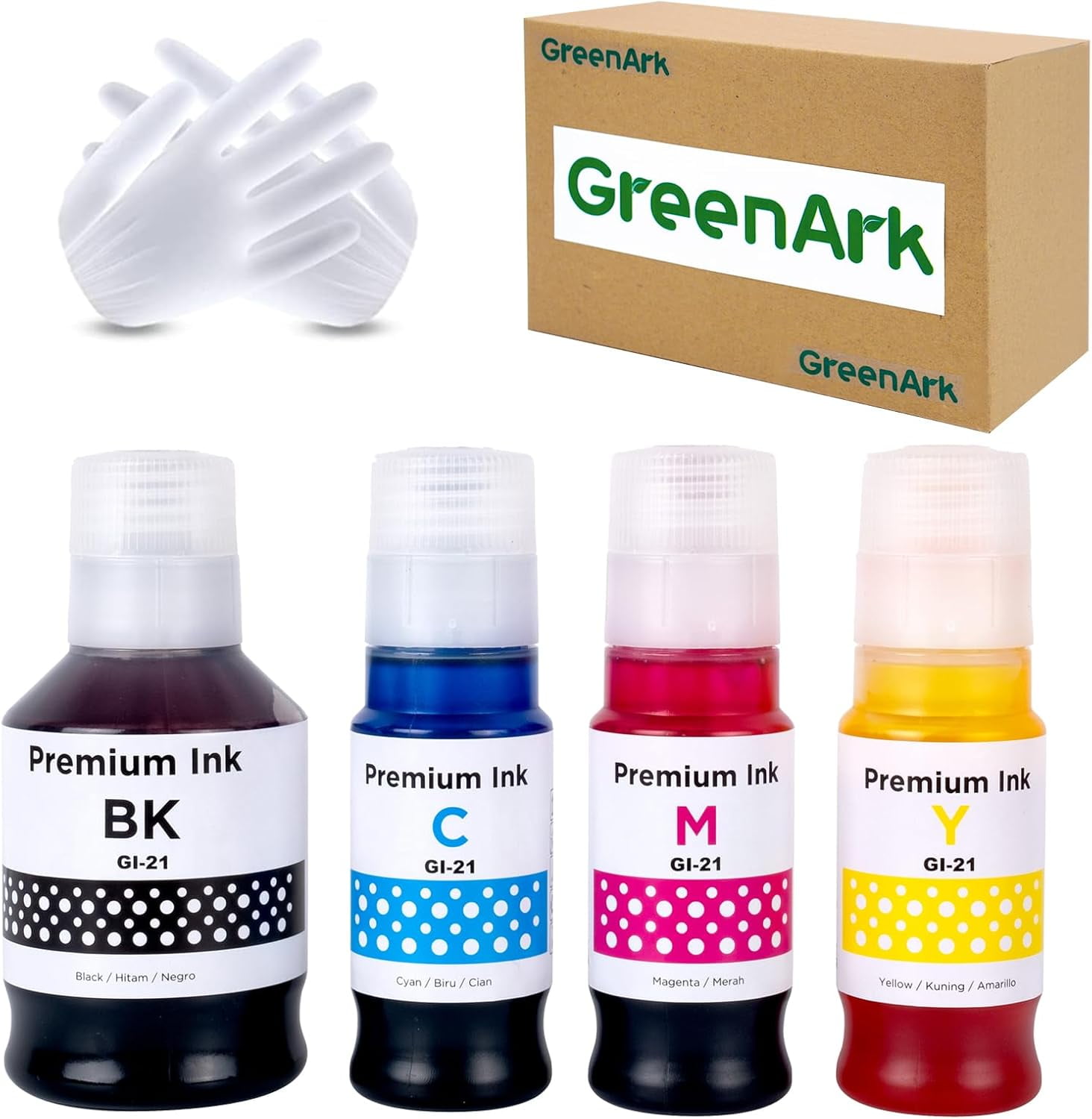 GREENARK GI-21 GI21 Ink Compatible for Canon GI-21 Refill Bottle Ink ...