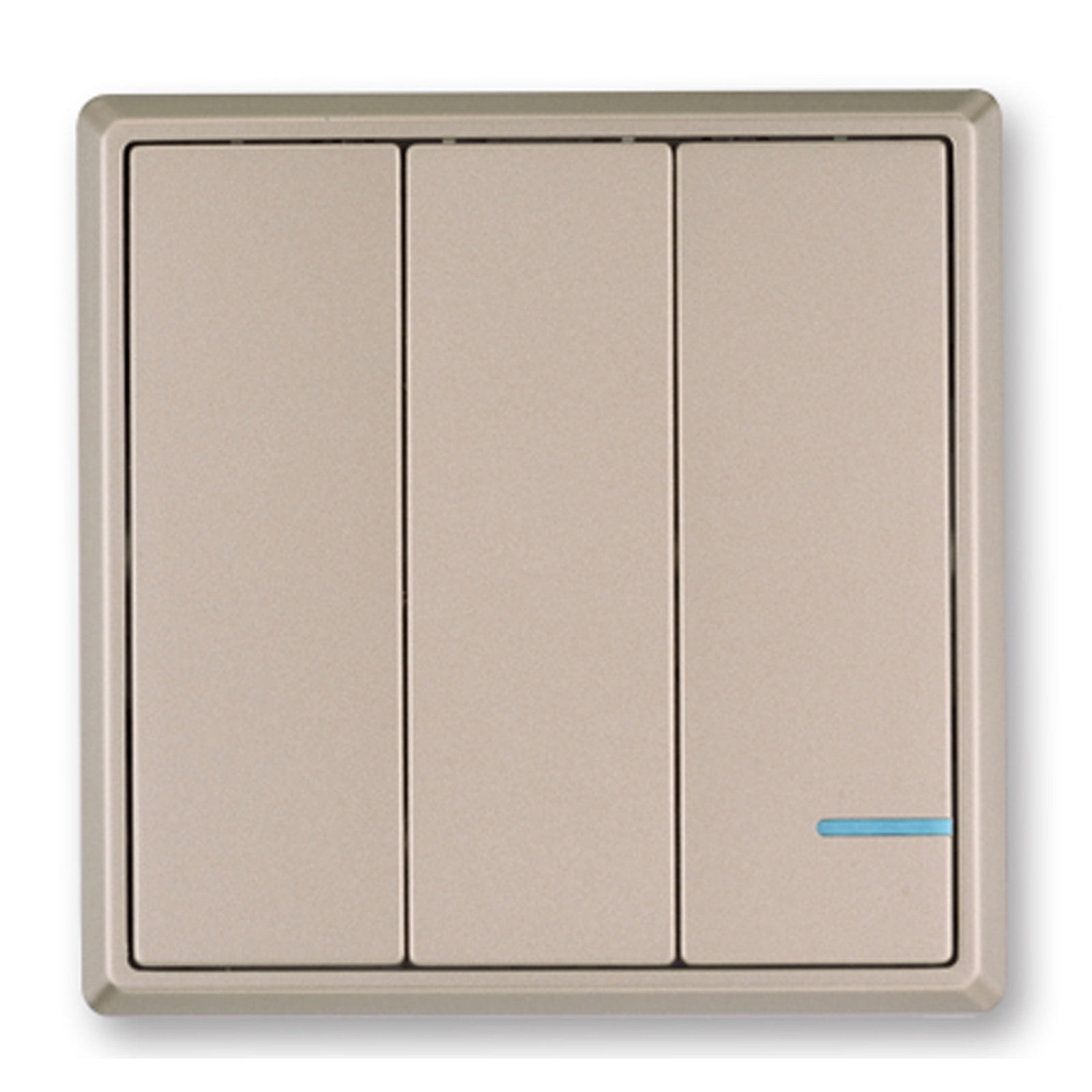GREENCYCLE 1 Pack 3-Gang Gold Wireless Light Switch Outdoor 1600ft ...