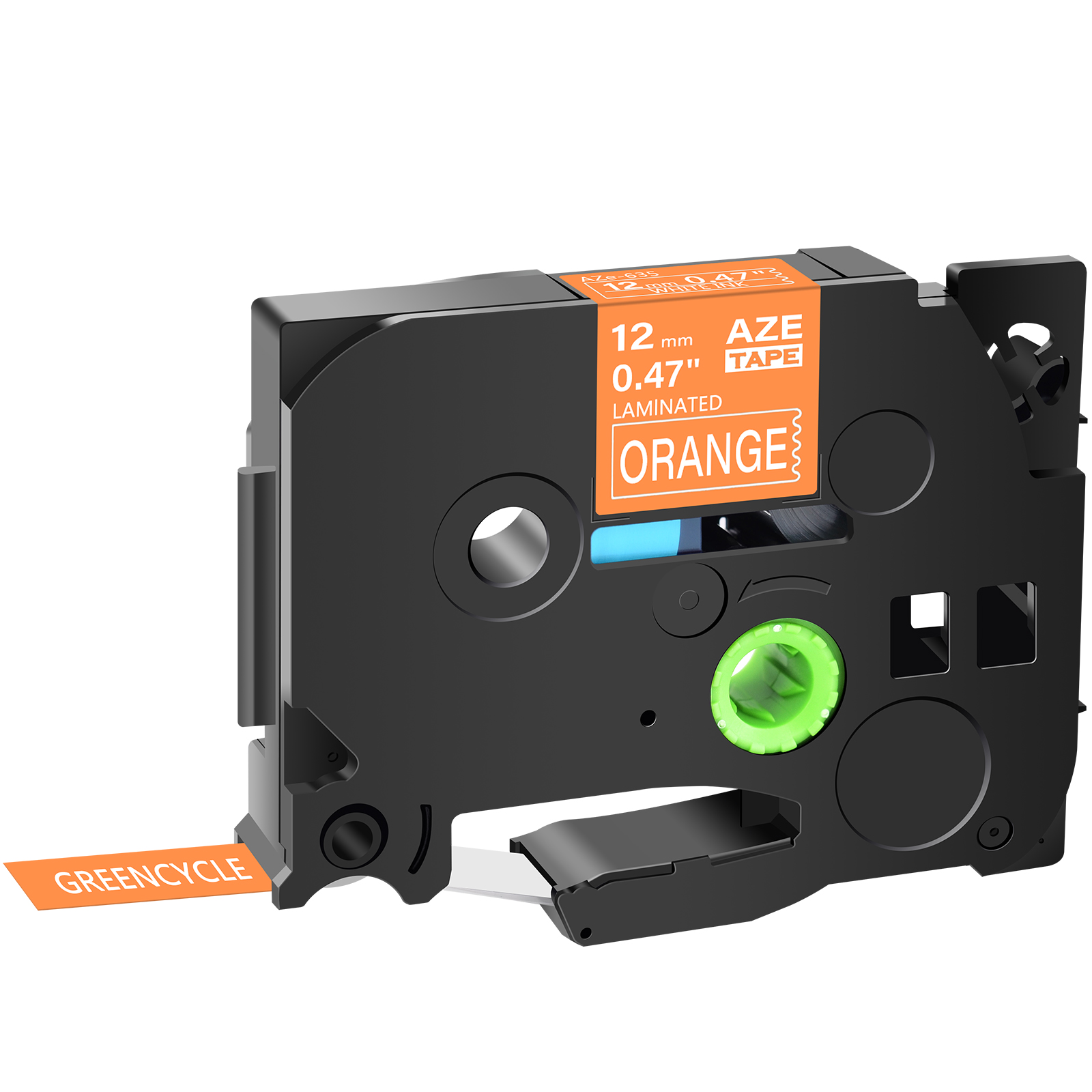 GREENCYCLE 1 Pack Compatible for Brother TZe-635 TZ-635 TZ635 TZ635 TZe Tape 12mm 0.47 ...