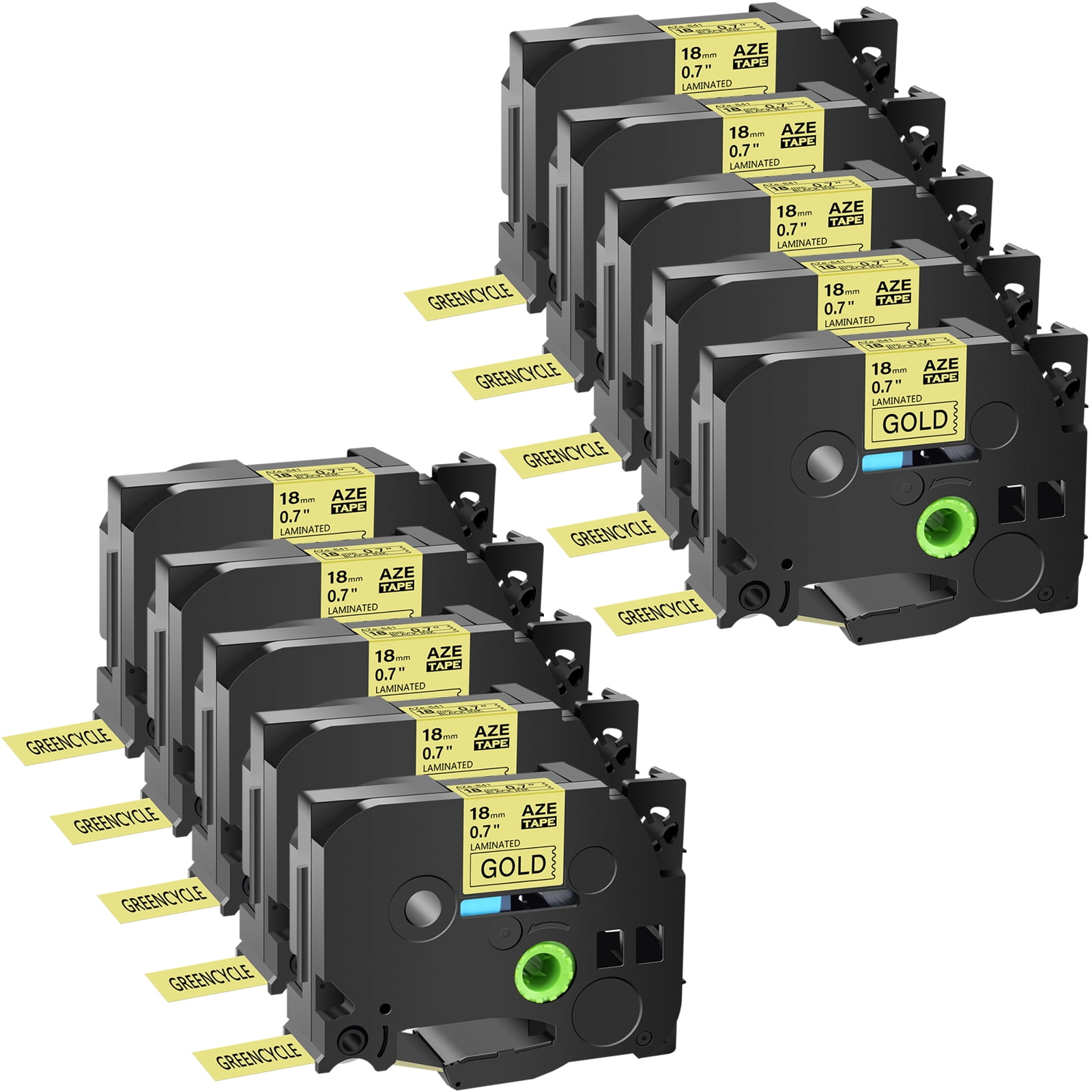 GreenCycle Label Maker Tape for Business Office Organization - Walmart ...