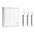 GREENCYCLE 1PK 3-Way Switch and 3PK Receiver Wireless Lights Switch Kit ...