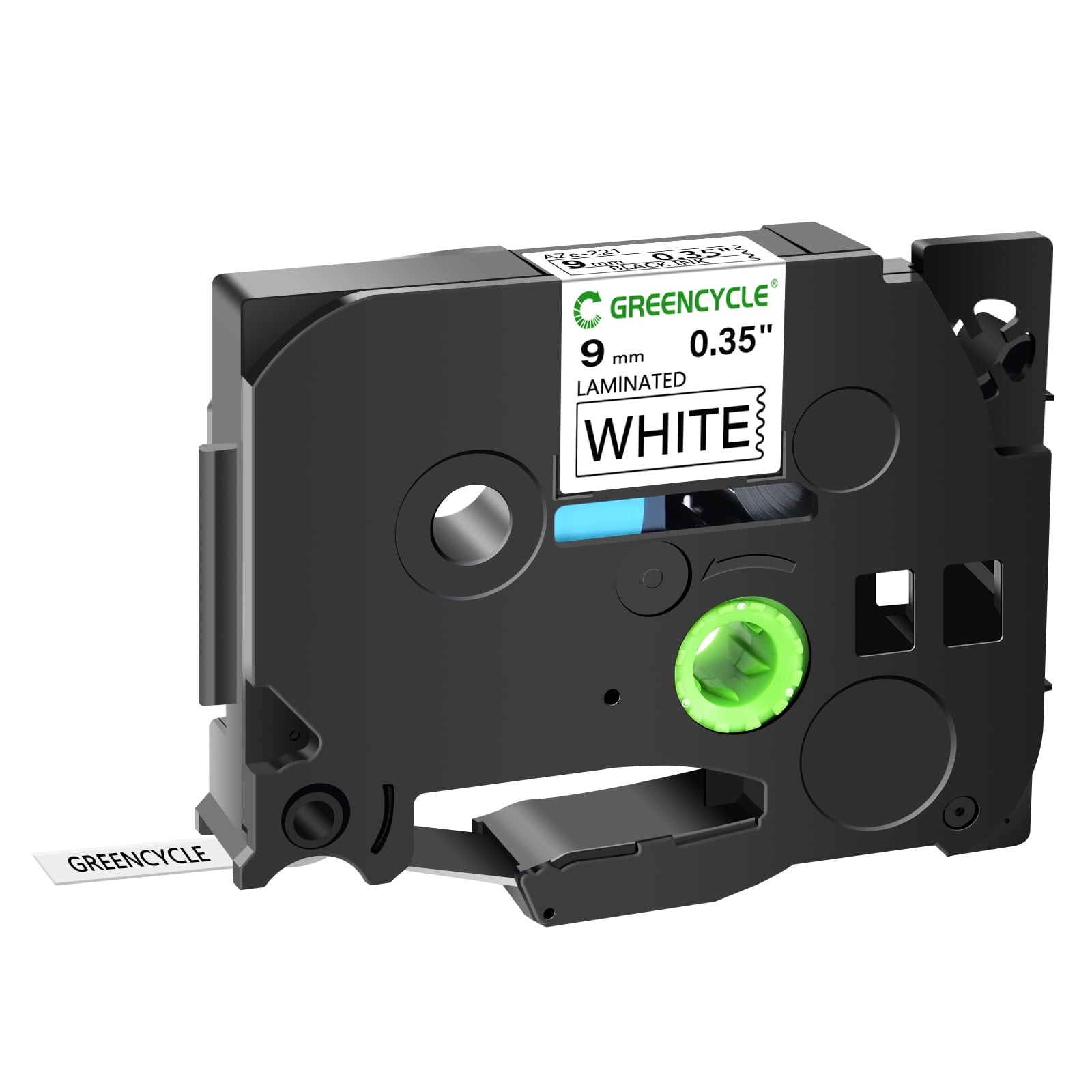 GREENCYCLE 1PK Compatible for Brother P Touch TZ Tape TZe-221 TZ221 ...